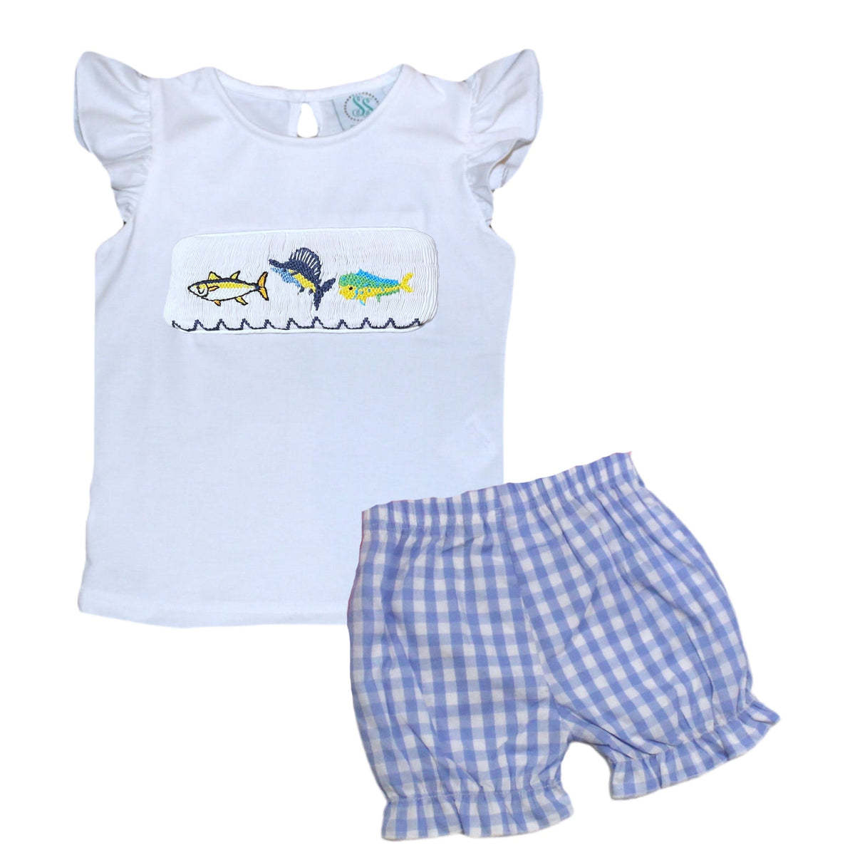 Swap-A-Smock Sport Fish Tab - Smocked South